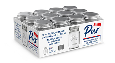 Ace Ponce - Pur Manson Jar Sq 16oz 12pk